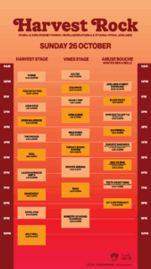 Set Times & Event Map - Harvest Rock